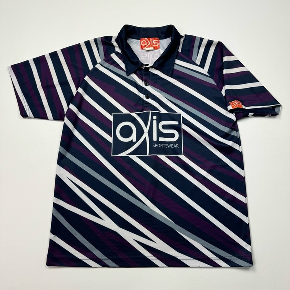 Axis | Shirts | Mens Vintage Axis Sportswear Ss Collared Jersey Style ...